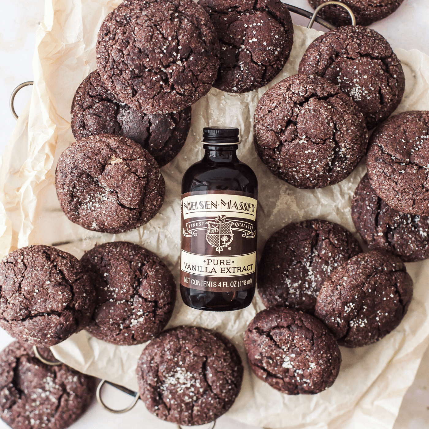 Shiitake Dark Chocolate Cookies - Nielsen-Massey Vanillas